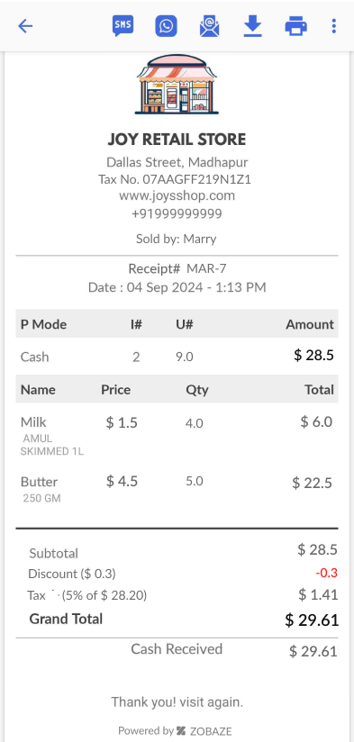 Zobaze Business Apps : Zobaze Point of Sale